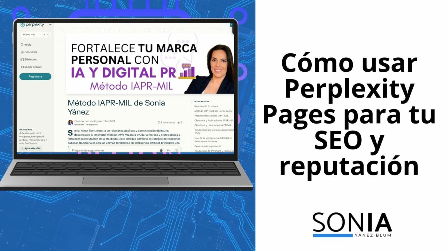 Sonia Yánez Blum Implementa la IA en tu comunicación y RRPP